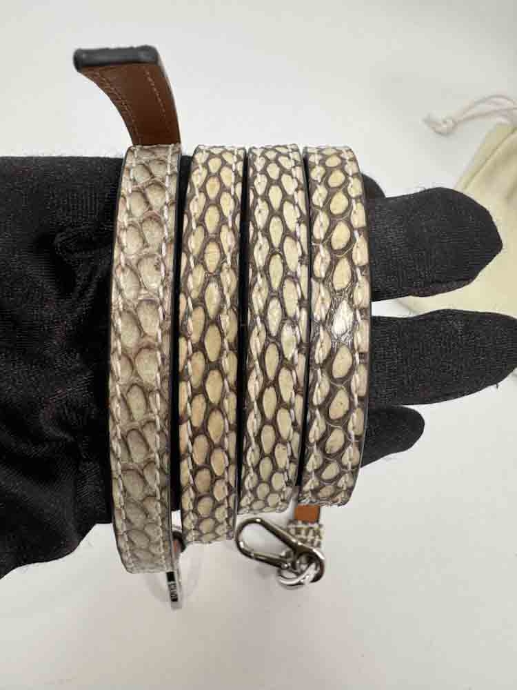 LOEWE POSTAL BAG OMBRE PYTHON - BJ Luxury