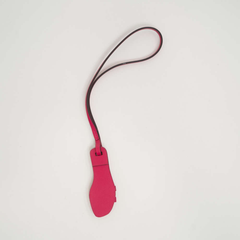 HERMES ORAN BAG CHARM ROSE MEXICO CALF - BJ Luxury