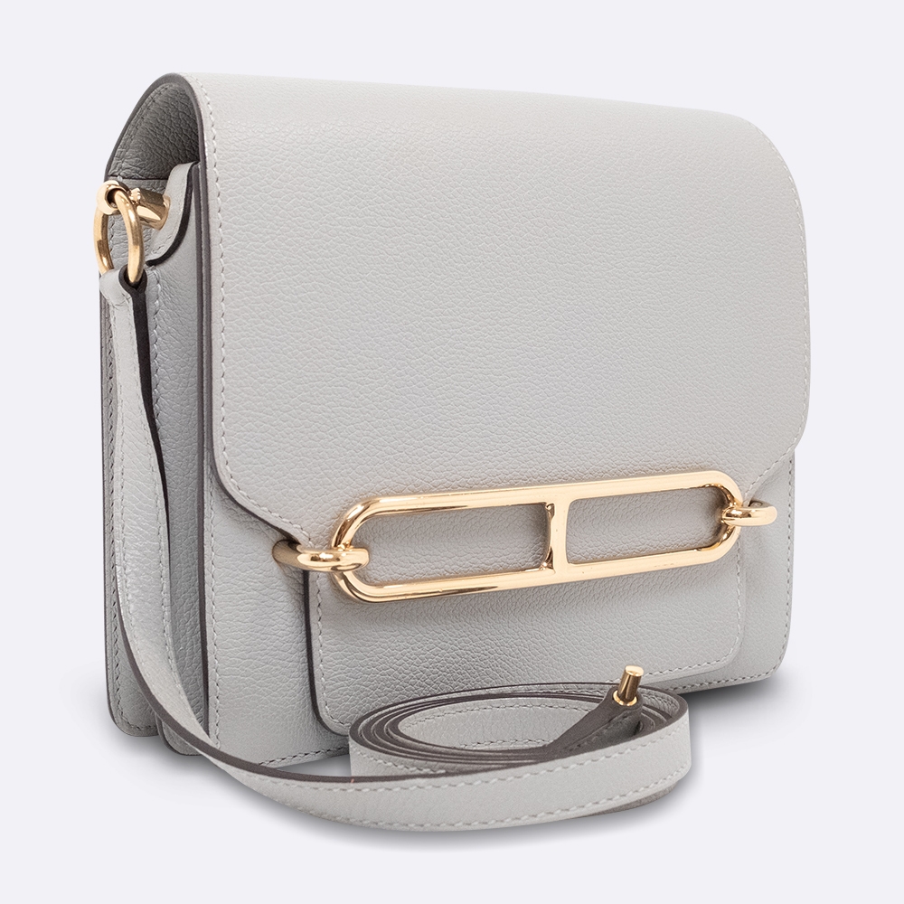 HERMES ROULIS 18 BLEU GLACIER EVERCOLOR - BJ Luxury